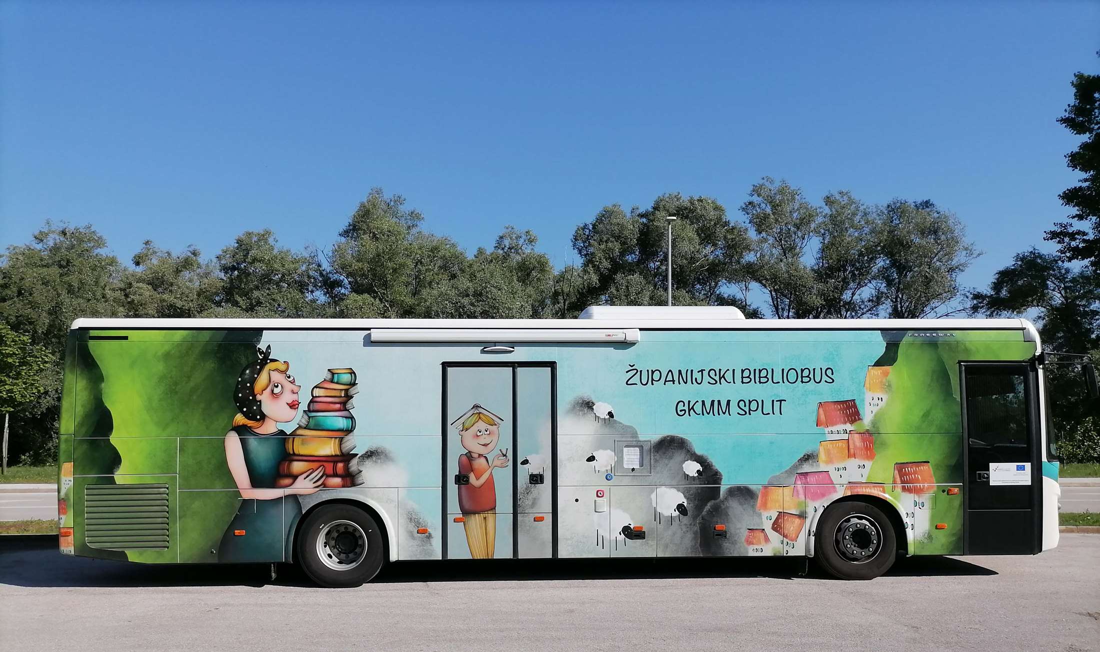 Aktivnosti u bibliobusu - Gradska knjiznica Marka Marulića